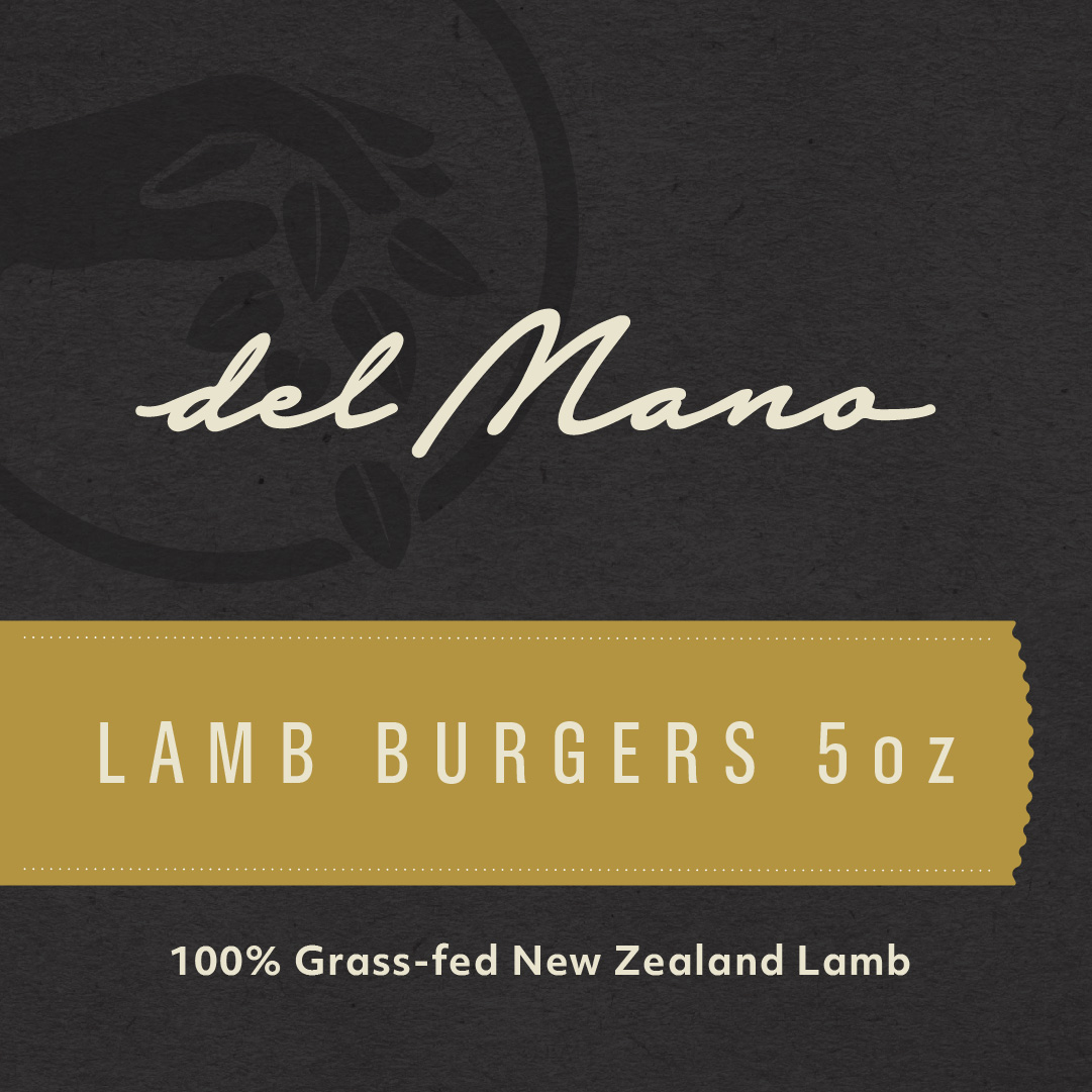 Lamb Burgers, 5oz - Del Mano Food