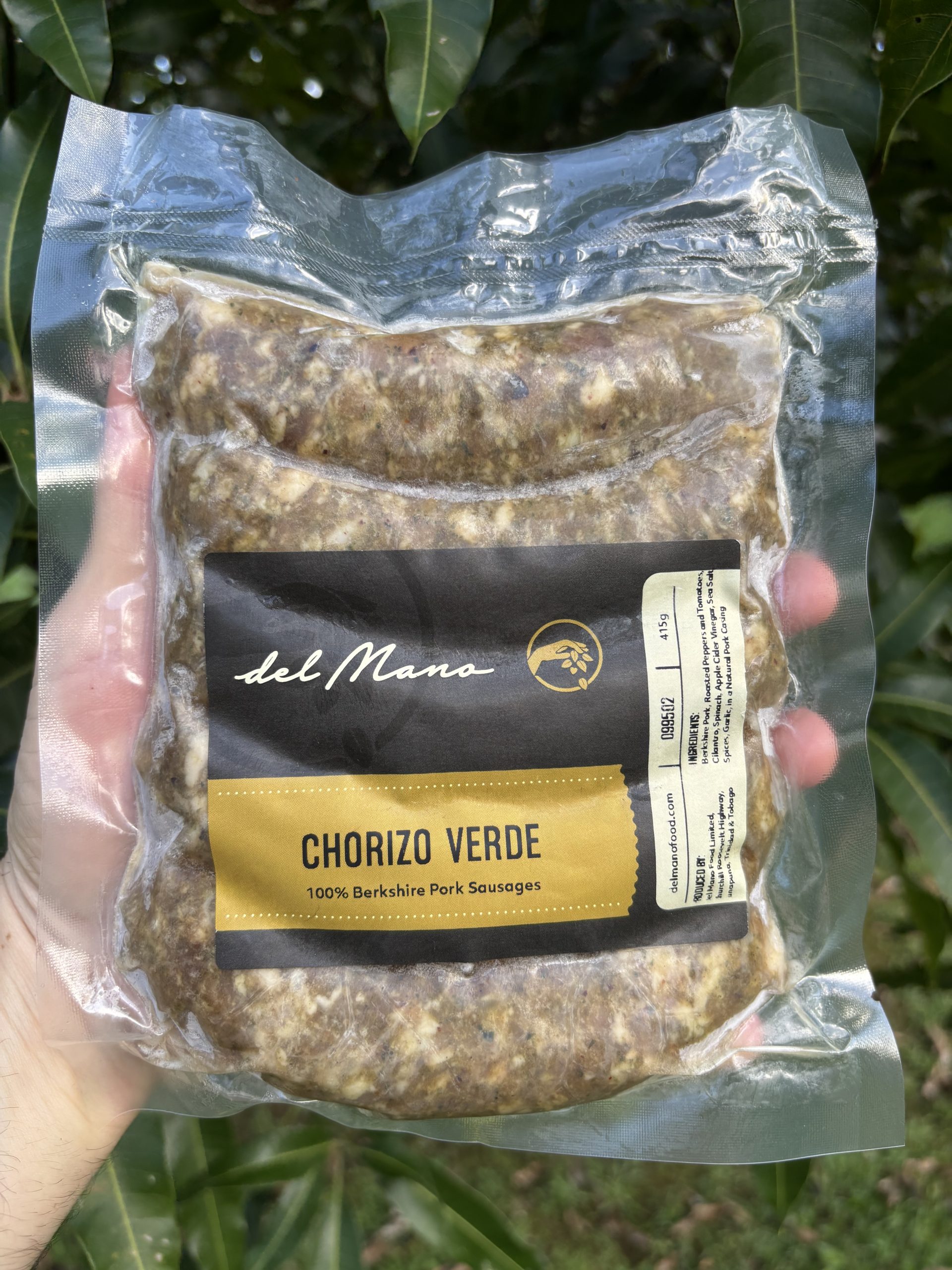 Chorizo Verde - Del Mano Food